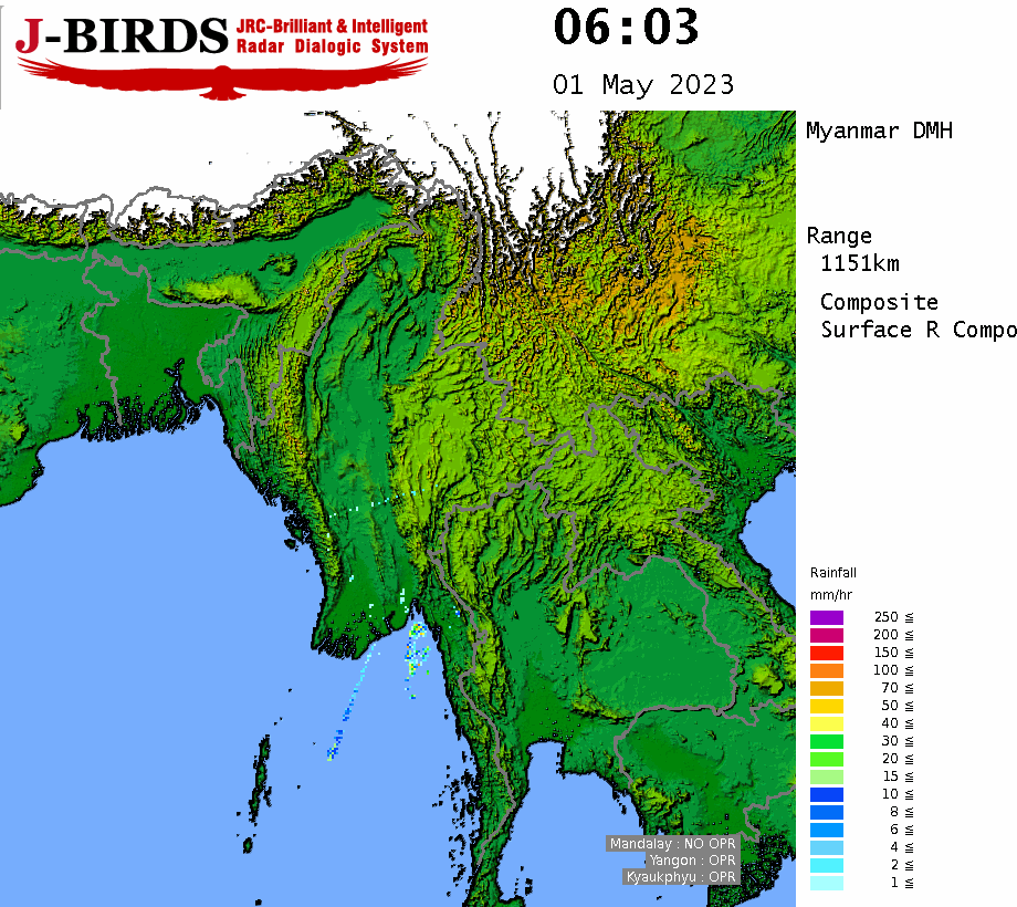 Composite radar image | Department of Meteorology and Hydrology